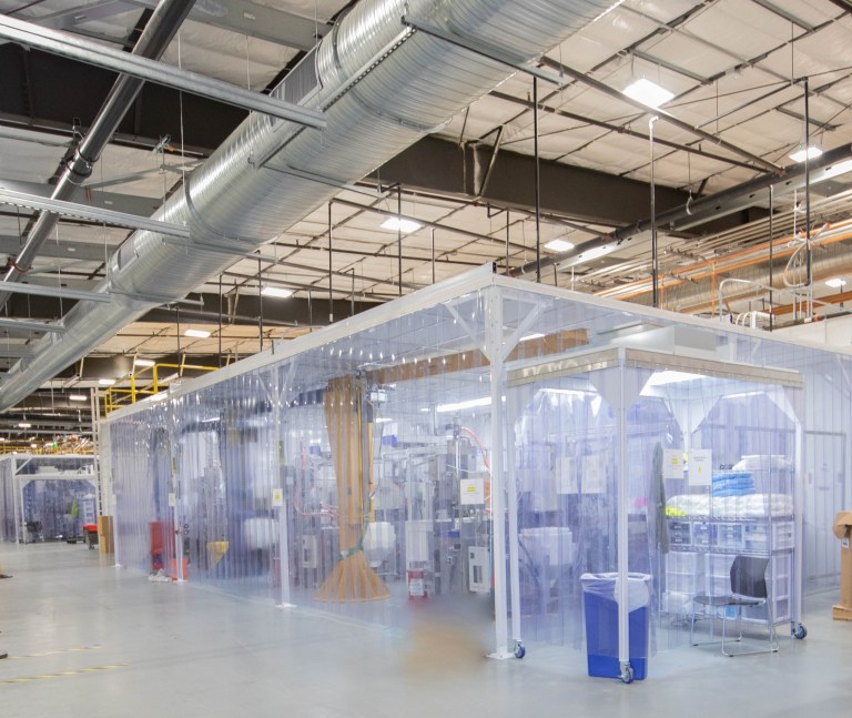 Post & Panel Cleanrooms | Cleanroom Wall Panel | Modulus